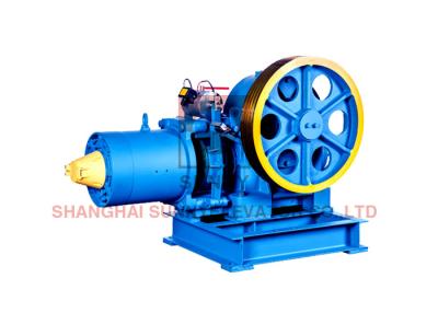 China Compact Geared Traction Machine For Elevator / Lift With Stable Operation for sale