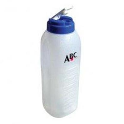 Cina 1000ml bianco HDPE materiale Eco Friendly bottiglie riutilizzabili plastica dell'acqua potabile in vendita