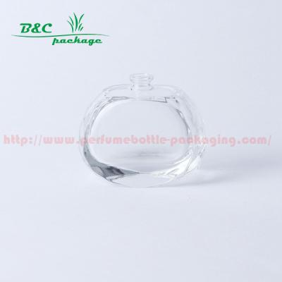中国 50ML 首の熱い押す色のコーティングの香水のガラス ビンは FEA15 mm を大きさで分類します 販売のため