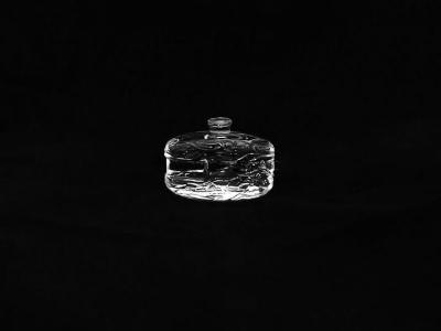 中国 カスタマイズされた 100 ml アップリケ クリア香水ガラス ボトル、瓶 販売のため