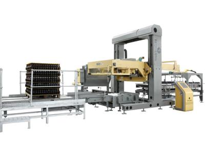 China Automatische Lege Flessendepalletizer, Sap/de Flessen Verpakkende Machine van het Bierglas Te koop