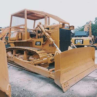 Chine Caterpillar d'occasion D7g avec la chenille utilisée par ripper Deozer Cat Medium Size Track Bulldozer utilisée pour le fonctionnement du bois à vendre