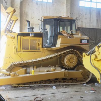 Chine Cat Bulldozer utilisée D7r fabriquée au Japon de haute qualité, bouteur d'occasion Caterpillar D7r D7h D6h D6r D8r de voie à vendre
