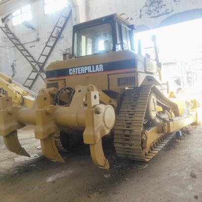 Chine Cat Bulldozer utilisée D7r fabriquée au Japon de haute qualité, bouteur d'occasion Caterpillar D7r D7h D6h D6r D8r de voie à vendre
