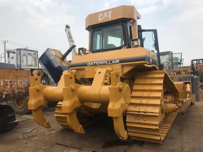 Chine Cat Bulldozer utilisée D7r fabriquée au Japon de haute qualité, bouteur d'occasion Caterpillar D7r D7h D6h D6r D8r de voie sur la promotion à vendre