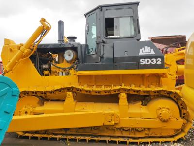 Chine Le bouteur moyen parfait Shantui SD32 de condition de travail, a utilisé le tracteur à chenilles célèbre de Shantui de marque de la Chine SD32 SD16 SD22 sur la promotion à vendre