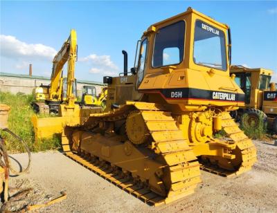 Chine Bouteur utilisé de Caterpillar D5h en condition de travail parfaite avec le prix raisonnable. Chat d'occasion D3c, D3g, D4c, bouteur de D5g en vente plus une garantie d'an. à vendre