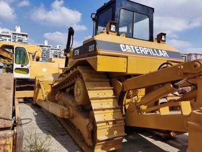 Chine Le bouteur original d'occasion de voie de Caterpillar V a employé le chat D7h de Bulldeozer de la chenille 18t à vendre