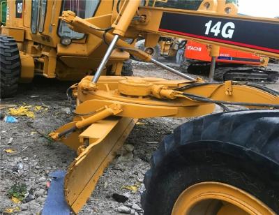 Κίνα Χρησιμοποιημένο διάσημο γκρέιντερ 14G, γάτα μηχανών του Caterpillar εμπορικών σημάτων γκρέιντερ 18 τόνου στην πώληση προς πώληση