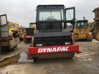 중국 12 톤 두 배 드럼 Dynapac Cc421 도로 롤러에 의하여 사용되는 진동하는 쓰레기 압축 분쇄기 Dynapac Cc211 Cc421 판매용