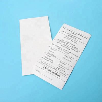 Cina China Maker Eco Custom Tyvek Paper Offset Printing Washable Care Label for Luggage and Baggage in vendita