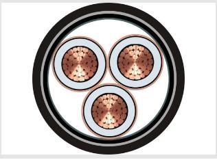 China 35KV CU AL Conductor Armoured Electrical Cable 240mm2 400mm2 for sale