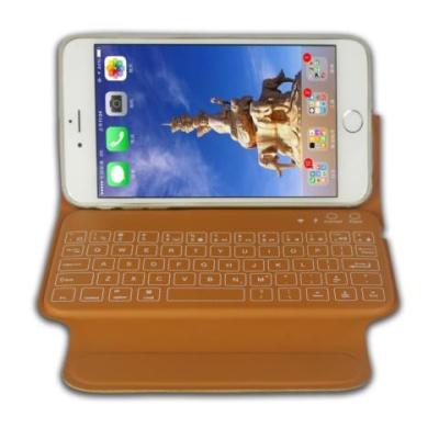 Cina Cassa più della tastiera di Bluetooth V3.0 IPhone 6 gialli con la copertura esile di progettazione in vendita