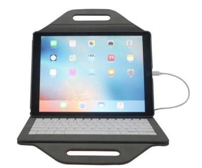 Cina Tastiera metallica Ipad per Ipad pro, collegamento di caso della copertura del cuoio dell'unità di elaborazione di Stabe in vendita