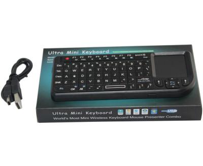 Cina Piccola tastiera senza fili portatile di tocco 2.4G per la TV/computer/linguetta in vendita