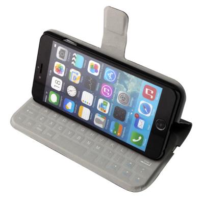 中国 革 iPhone の Bluetooth のキーボード カバー、携帯電話の Bluetooth のキーボードの箱 販売のため