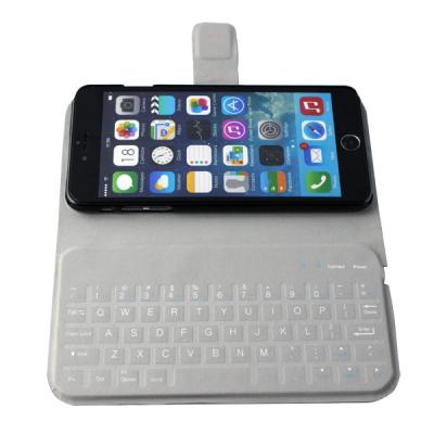 Cina Portatile esile della cassa della tastiera di Bluetooth della batteria lunga per Iphone 6 più in vendita