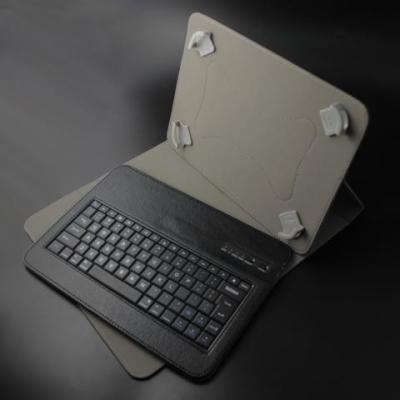 Cina La cassa a 10 pollici nera della tastiera di Bluetooth della compressa ha prodotto dal cuoio dell'unità di elaborazione e dalle chiavi dell'ABS in vendita