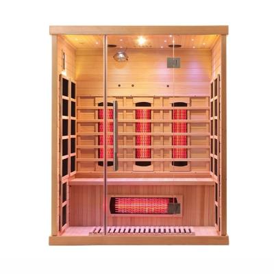 Cina 100-178kg Smatmak Transparent Tempered Glass Far Infrared Sauna Comfort And Safety in vendita