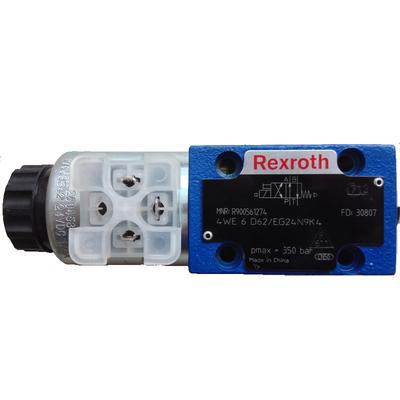 China Rexroth-richtingsklep 4WE6D6X/EG24N9K4 Handmatige activeringsoptie met hulpbediening Te koop