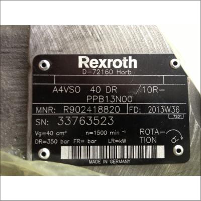 China Bosch Rexroth A4VSO40DR 10R-PPB13N00 Durable And Mechanical Hydraulic Pump For Industrial Applications for sale