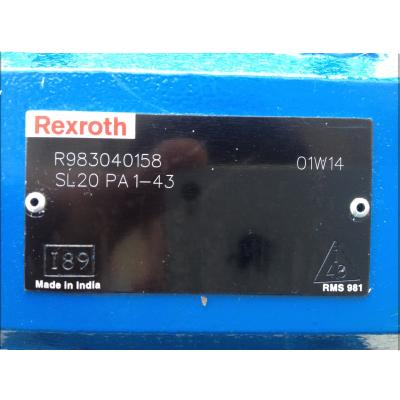 Cina Valvola di ritegno Rexroth SL20PA1-43 a risposta rapida per il risparmio energetico 100% Nuovo originale in vendita