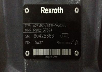 China Rexroth Hydraulic Motor A2FM80/61W-VAB020 Compact Design Cast Iron Low Noise And Vibration for sale