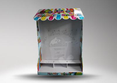 Cina Esposizione di gancio di carta grigia flessibile su misura del cartone con il bordo di KT in vendita