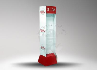 Cina 3 ha parteggiato il banco di mostra impermeabile del gancio del cartone per i calzini d'attaccatura in vendita