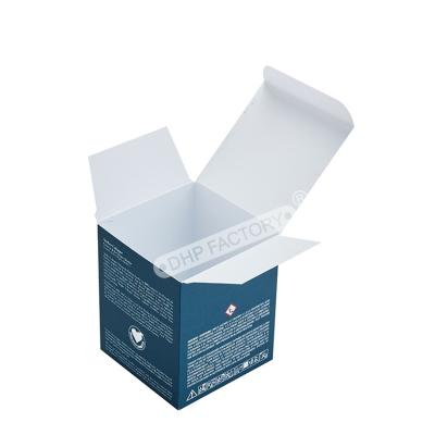 Chine Coffret cadeau de luxe avec logo estampé à chaud or sur carton gris rigide écologique pour boîte de cartes cosmétiques à vendre
