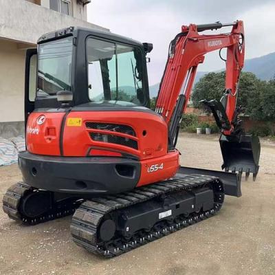 China Kubota Gebruikte mini graafmachine U55-4 Originele bouwmachine Te koop