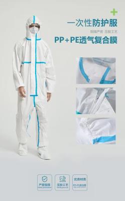 China Stofdichte Beschikbare Medisch schrobt de Ritssluiting van Kostuumsuniformen met Individuele Verpakking Te koop