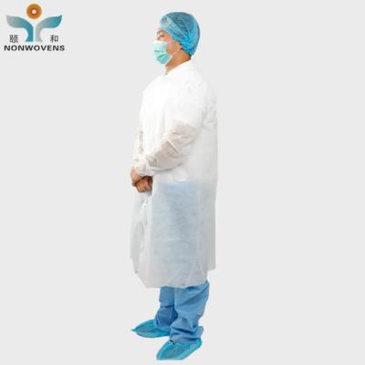 Cina 25 50gm Abito da laboratorio usa e getta in blu o personalizzato per il laboratorio in vendita