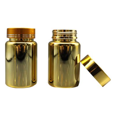 Cina 120ml bottiglia di plastica placcante Amber Plastic Containers in vendita
