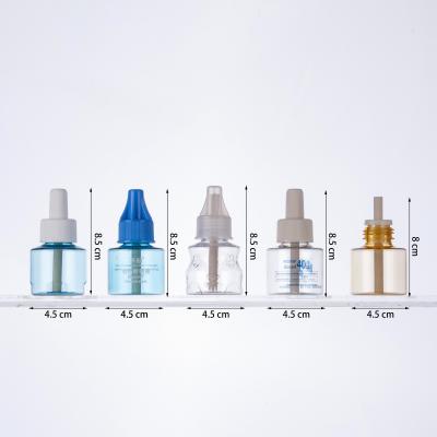 Cina L'animale domestico liquido della zanzara della bottiglia repellente elettrica della ricarica ha messo lo stampaggio mediante soffiatura 35-45ml in vendita