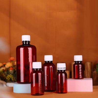 Cina lo sciroppo vuoto dell'ANIMALE DOMESTICO di plastica di 60ml 100ml 120ml imbottiglia la bottiglia liquida orale in vendita