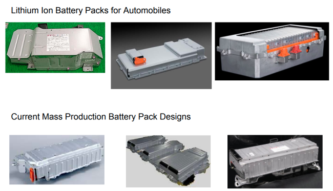 Lithium-ion battery pack designs