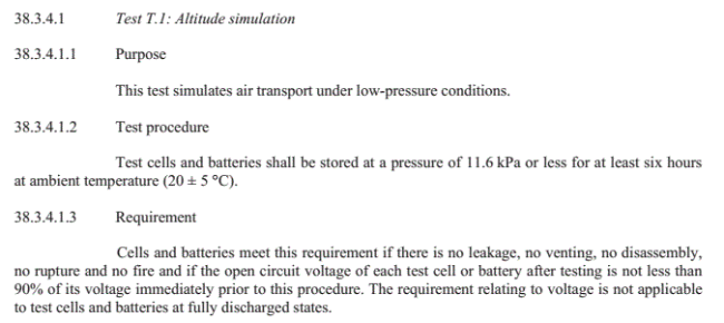 Altitude Test Chamber for battery testing