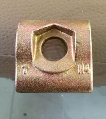 中国 HSTの鉄のエレベーターのガイド・レール クリップT114タイプ18Kの金色 販売のため