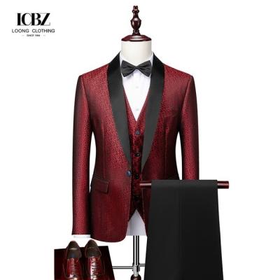Cina 2023 LCBZ Costumi maschili primavera autunno Set con abbigliamento regolare lunghezza e zip fly in vendita