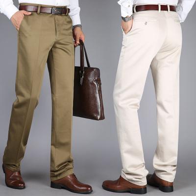 Cina Classico stile rettilineo Custom Fit Pantaloni formali per uomini Plus Size e tessuto di cotone in vendita