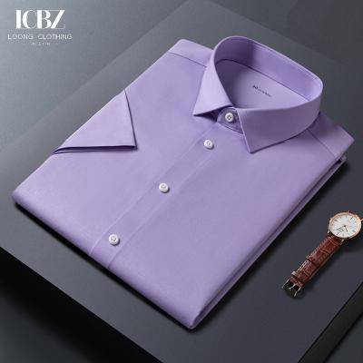 China Customizado OEM 100% algodão camisas de manga longa de homens não de ferro para tecido de vestido de tuxedo à venda