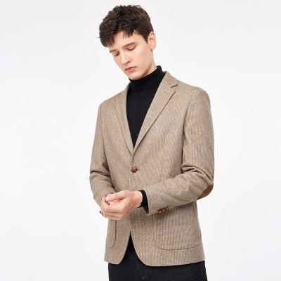 Cina Buttone Chiusura Fly Slim Fit Abito Uomo Blazer Giacca per feste e occasioni occasionali in vendita