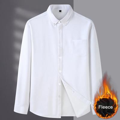 China Mistura de Viscose/Polyester/Spandex Última camisa formal de manga longa para homens de negócios à venda