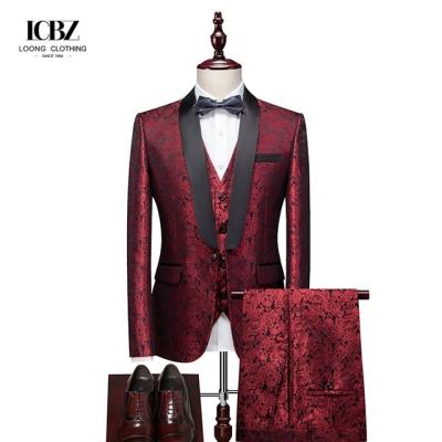 Cina Abito da uomo rosso personalizzabile con metodi di stampa a schermo di seta e uomini di genere slim fit in vendita