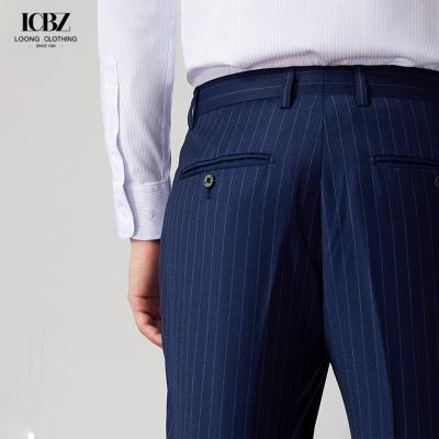 Cina Pantaloni letterari in stile di strada per uomini Pantaloni da lavoro Pantaloni stretch straight Pantaloni di lana/seta in vendita