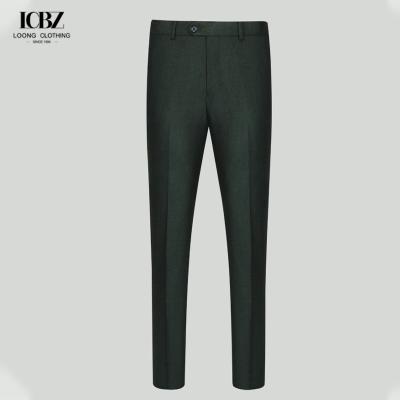 Cina Pantaloni da lavoro con cerniera in tessuto blu nero Pantaloni da lavoro per uomini 70% lana cotone estensibile spandex in vendita