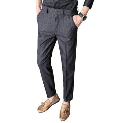 Cina Abbigliamento da sposa formale Pantaloni da uomo Pantaloni da abito da blazer Pantaloni da abito con abbigliamento snello e zip fly in vendita