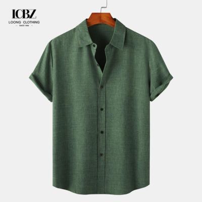 China Camiseta masculina de algodão de verão Manga longa Tamanho grande Cores de tamanho maior Camisetas de vestido à venda