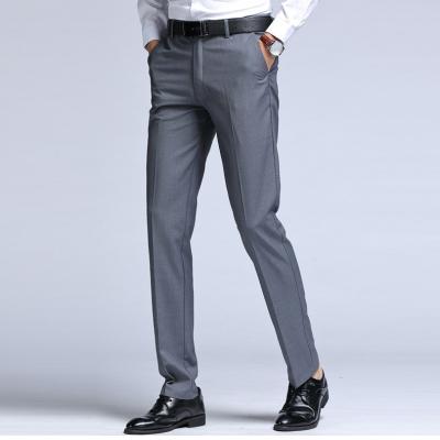 Cina Pantaloni da lavoro da uomo Slim Fit a strisce Pantaloni da lavoro in cotone/poliestere Pantaloni da ufficio colorati in vendita